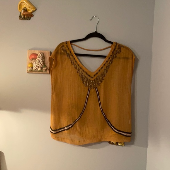 Tops | Vintage Handbeaded Top | Poshmark